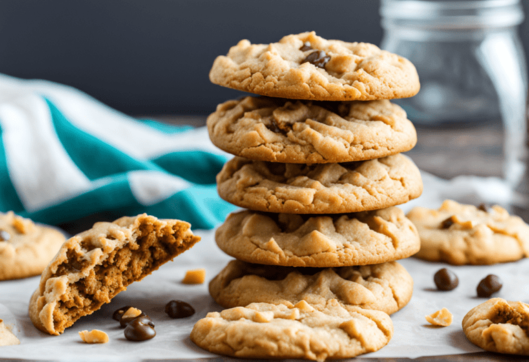 Soft & Chewy Nutter Butter Crinkle Cookies - Serena Recipes