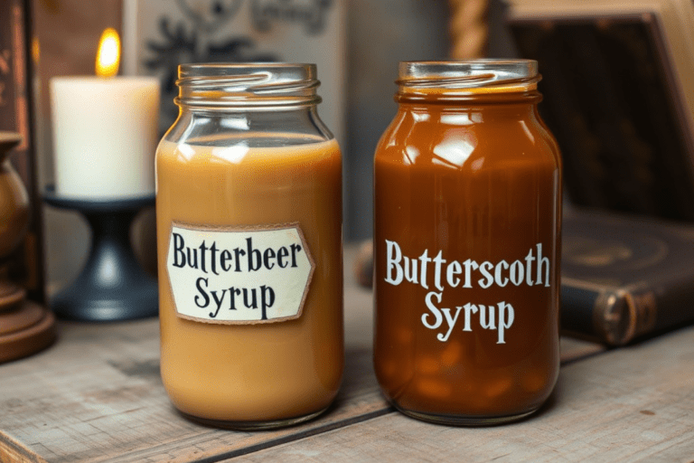 Harry Potter's Homemade Butterbeer and Butterscotch Syrup - Serena Recipes
