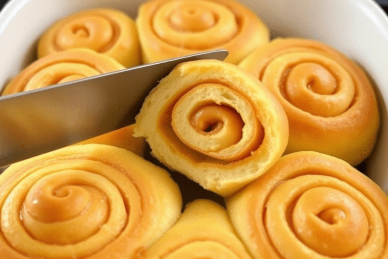 Golden Snitch Rolls with Butterscotch Cream Cheese Frosting - Serena ...
