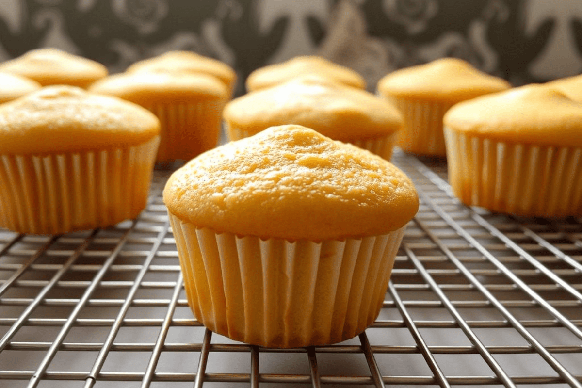 Hogwarts Butterbeer Cupcakes with Butterscotch Glaze - Serena Recipes