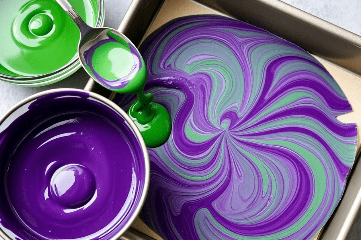 Polyjuice Potion Swirl Cheesecake - Serena Recipes