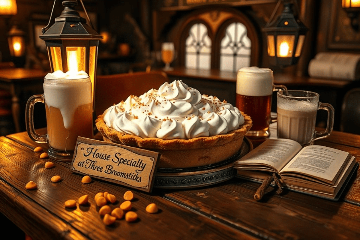 Three Broomsticks Root Beer Float Pie - Serena Recipes