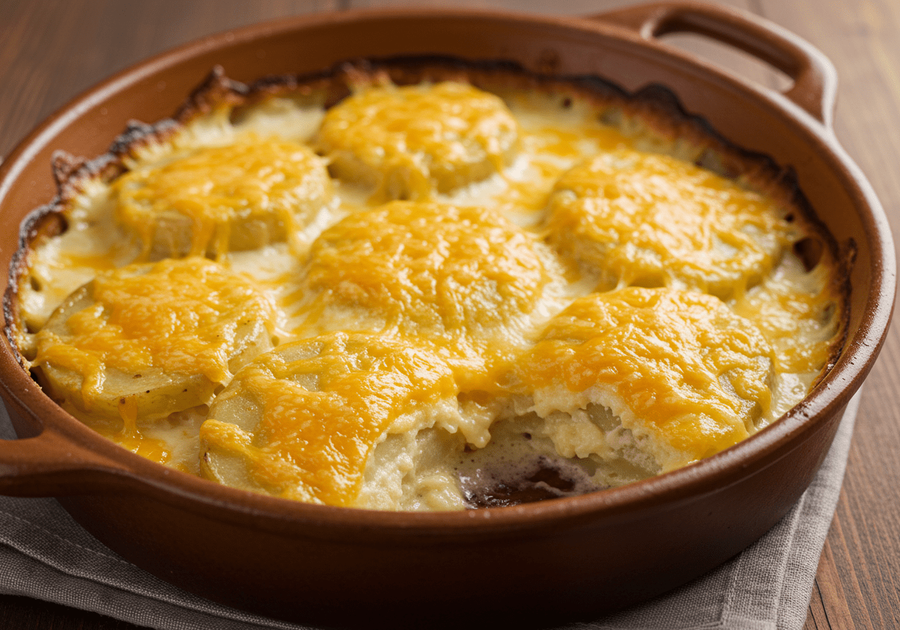 Delmonico Potatoes Recipe - Serena Recipes