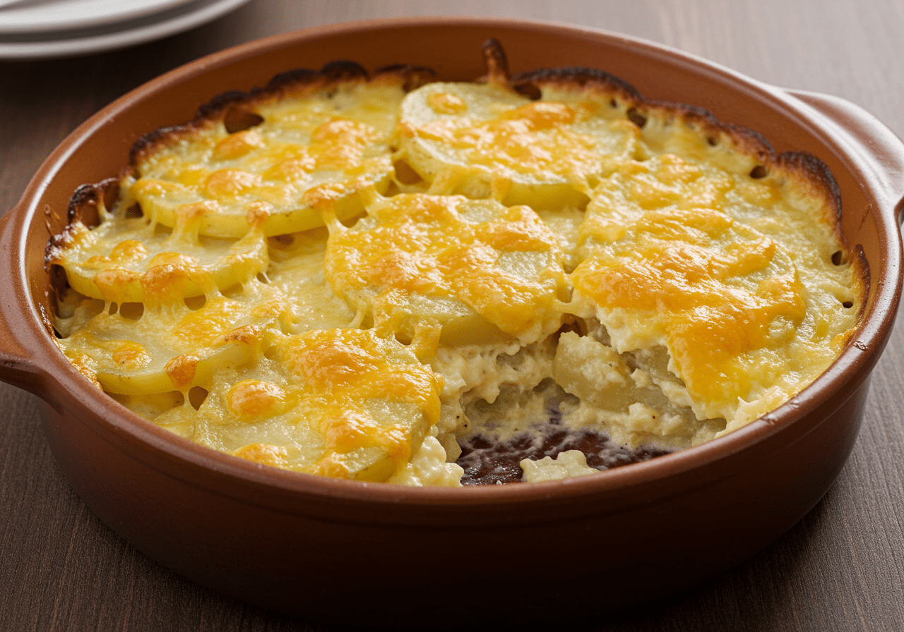 Delmonico Potatoes Recipe - Serena Recipes