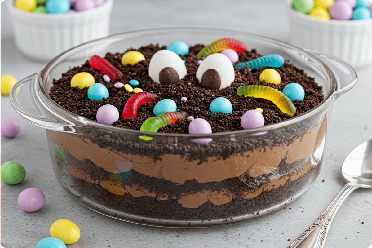 Easy Easter Dirt Cake - Serena Recipes