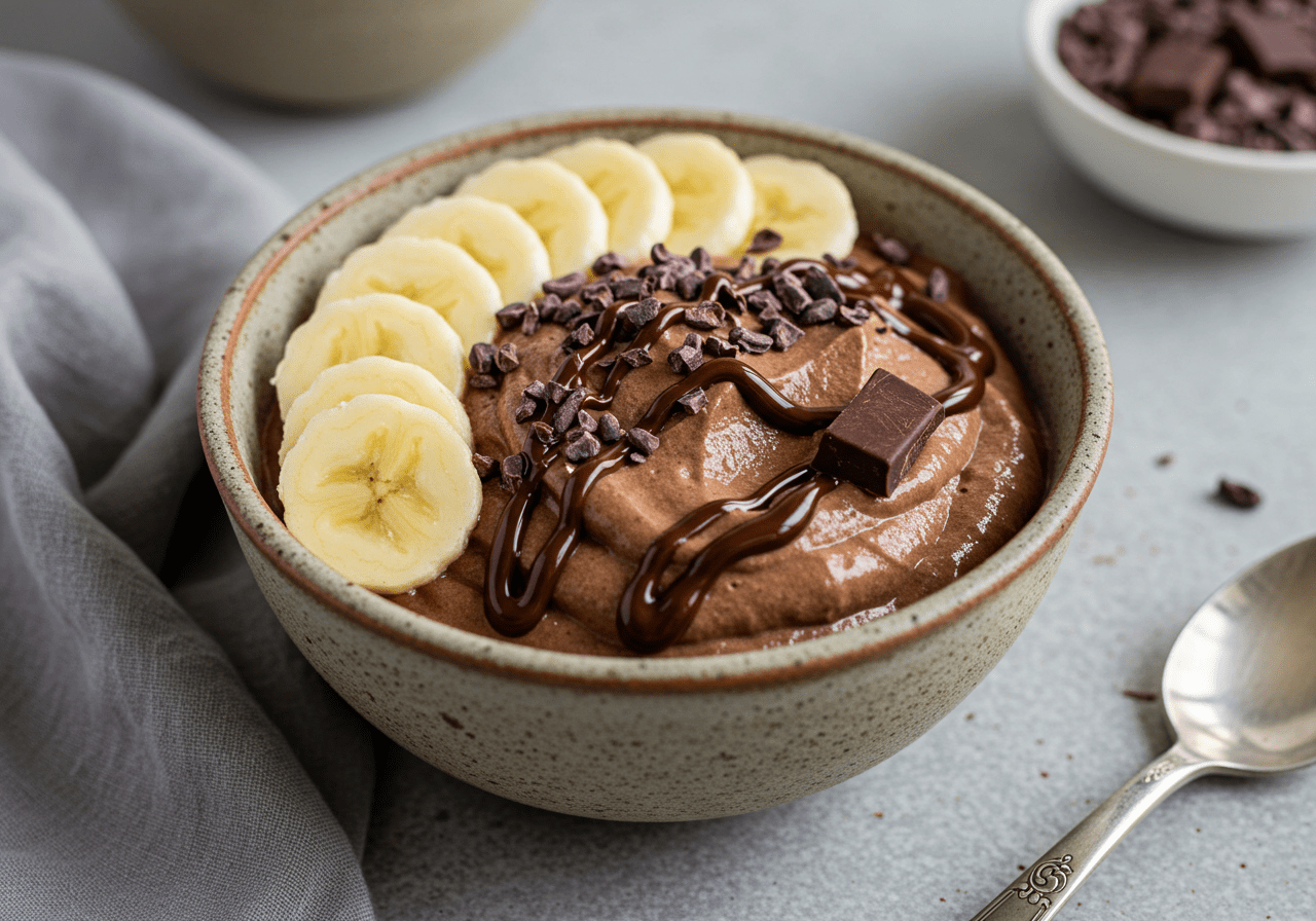 Healthy Chocolate Nice Cream - Serena Recipes