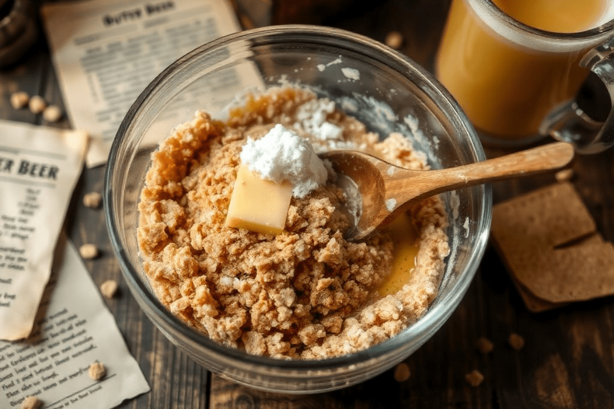 Butterbeer Caramel Cream Pie with Toffee Bits - Serena Recipes