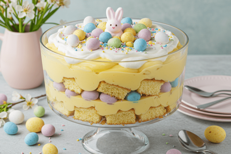 Homemade Easter Trifle Dessert Recipe - Serena Recipes