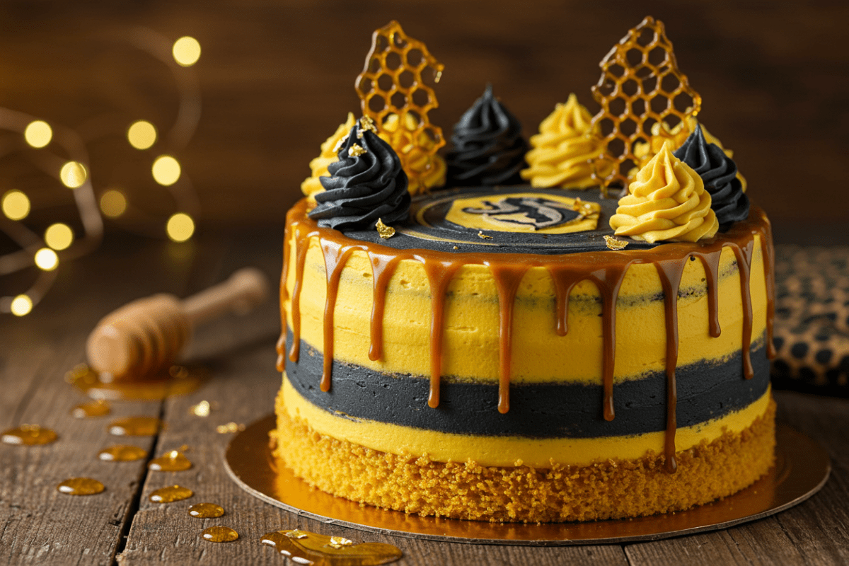 Homemade Hufflepuff's Layer Cake - Serena Recipes