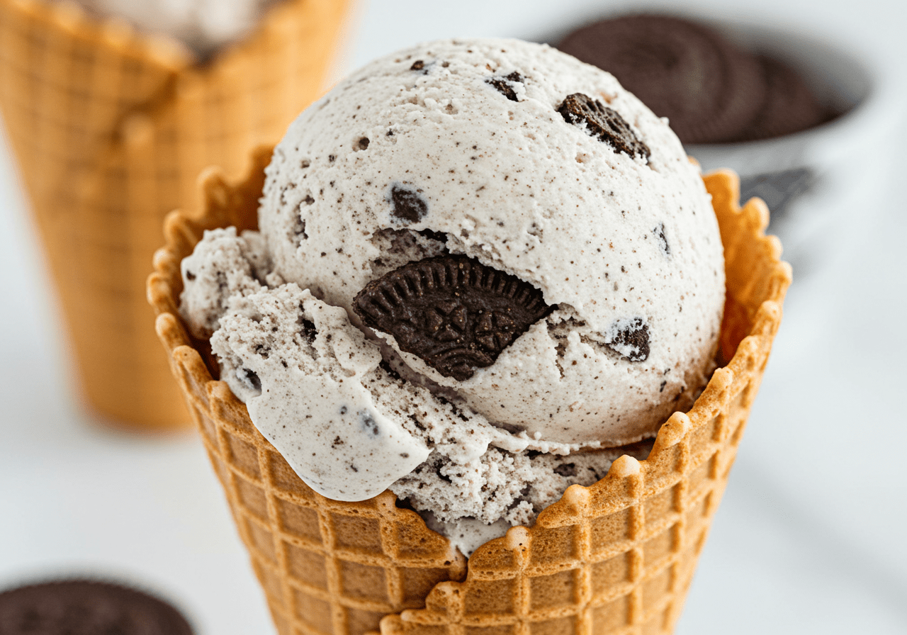 No-Churn Cookies and Cream Ice Cream - Serena Recipes