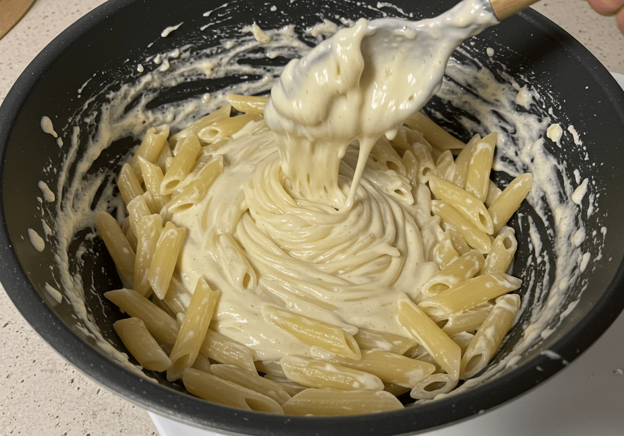 Smoked Cream Cheese Pasta - Serena Recipes