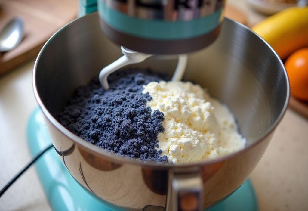 Blue Velvet Butterbeer Cheesecake with Ravenclaw Charm - Serena Recipes