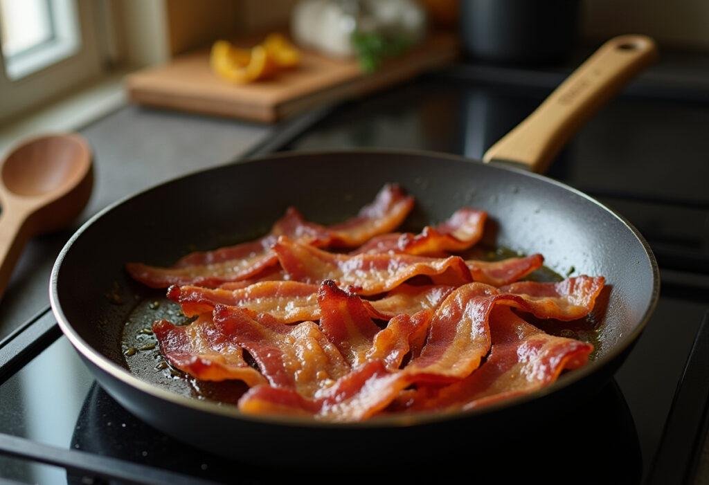 Classic Italian Carbonara With Bacon Recipe Made in Minutes - Serena ...