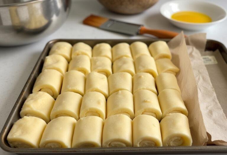 Golden Snitch Toffee Cream Cheese Filled Rolls - Serena Recipes