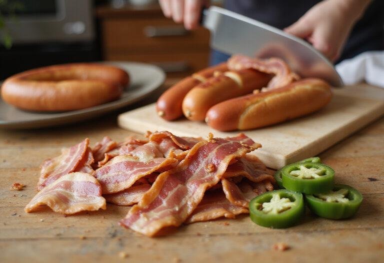 Quick Bacon Jalapeño Popper Hot Dogs Recipe for Busy Night - Serena Recipes