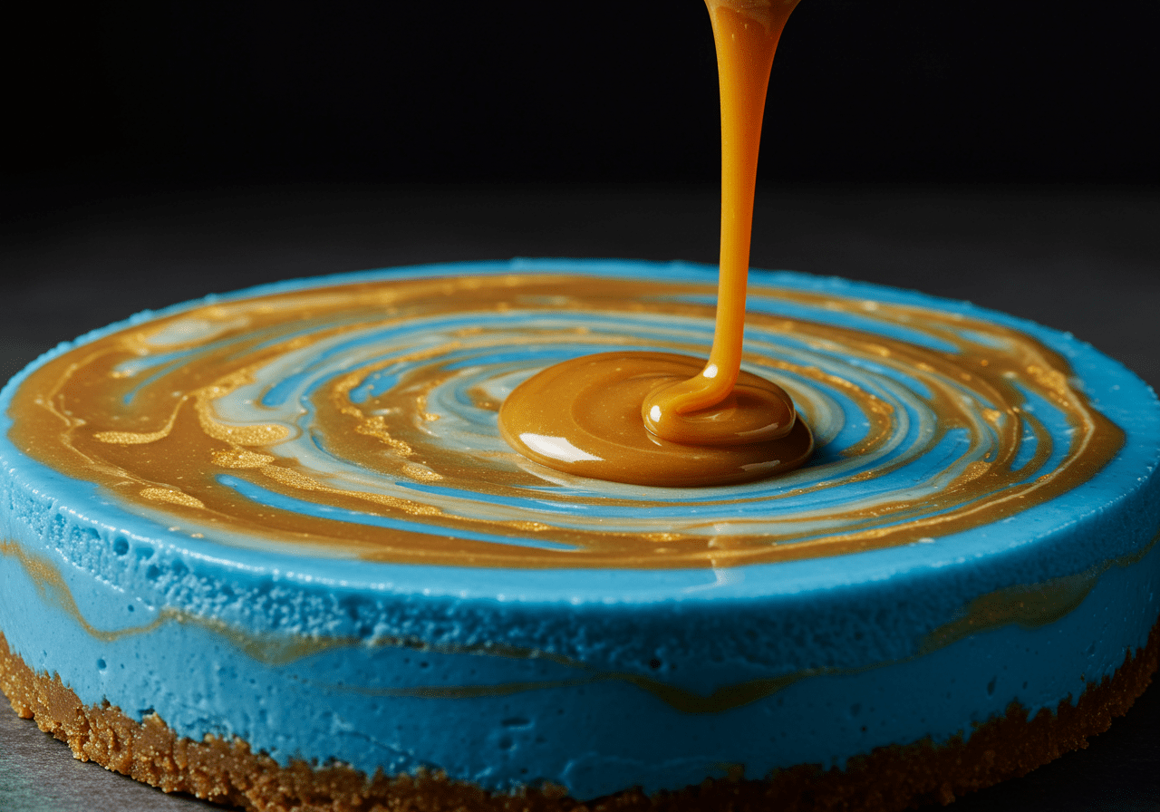 Ravenclaw Celestial Butterbeer Cheesecake - Serena Recipes