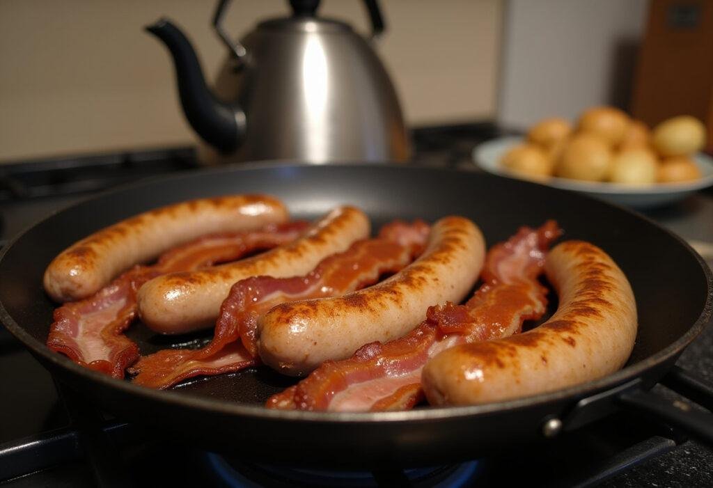 Traditional Full English Breakfast Feast - Serena Recipes