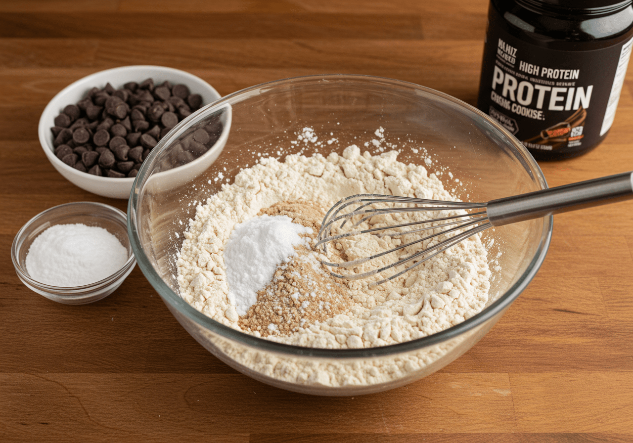 High Protein Chocolate Chip Cookies - Serena Recipes