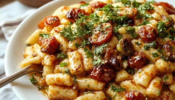 Healthy & Hearty Roasted Vegetable Pasta Bake - Serena Recipes