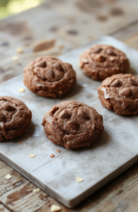 Spooktacular Milk Chocolate Jack-O'-Lantern Cookies - Serena Recipes