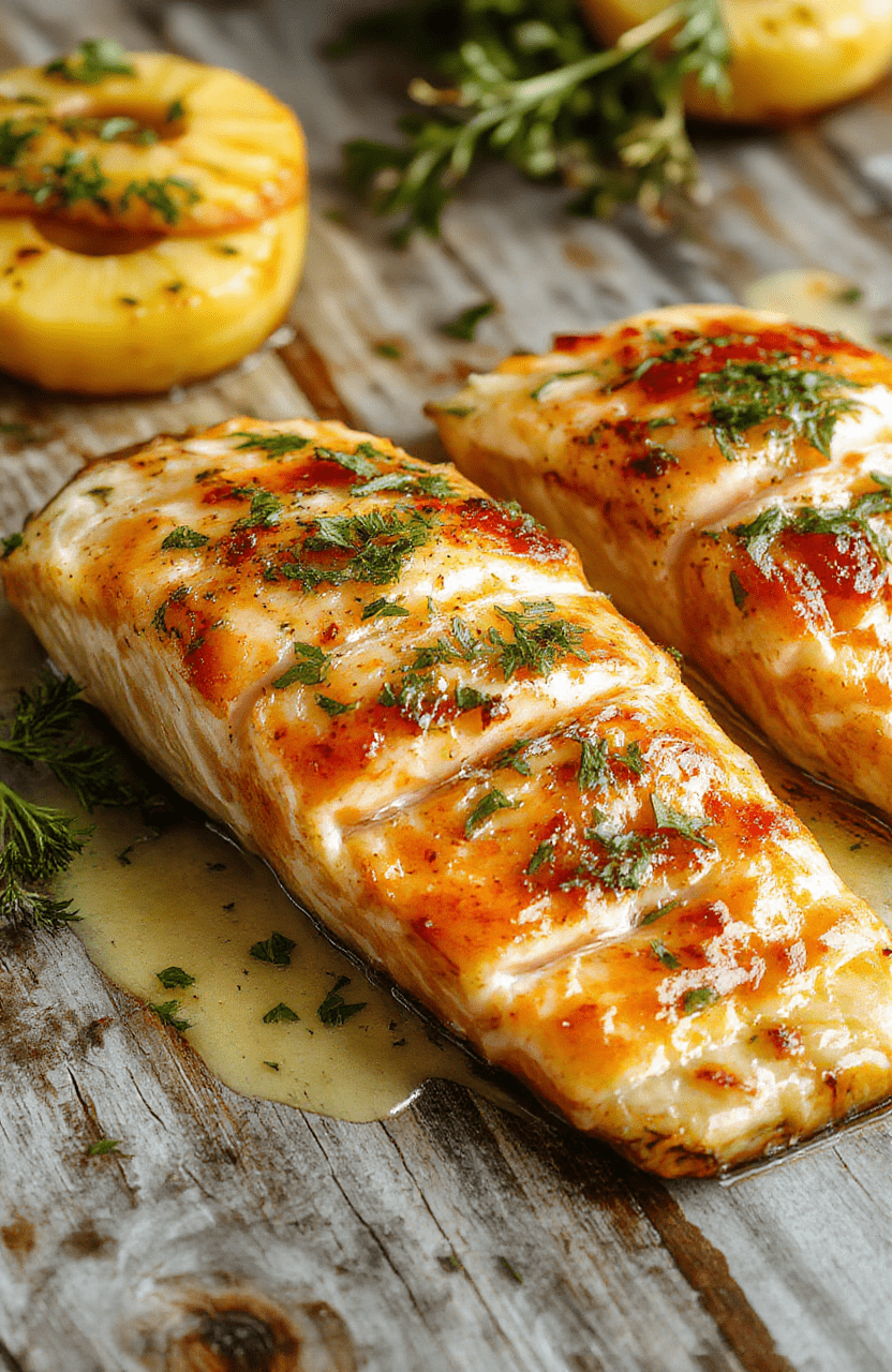 Easy Baked Pineapple Salmon Dinner - Serena Recipes