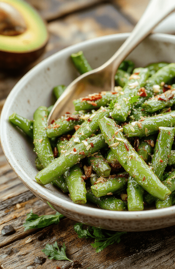 Easy Crunchy Green Beans Side Dish - Serena Recipes